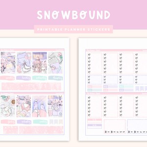 Printable Snowbound Weekly | Happy Planner | Winter | Winter Weekly ...