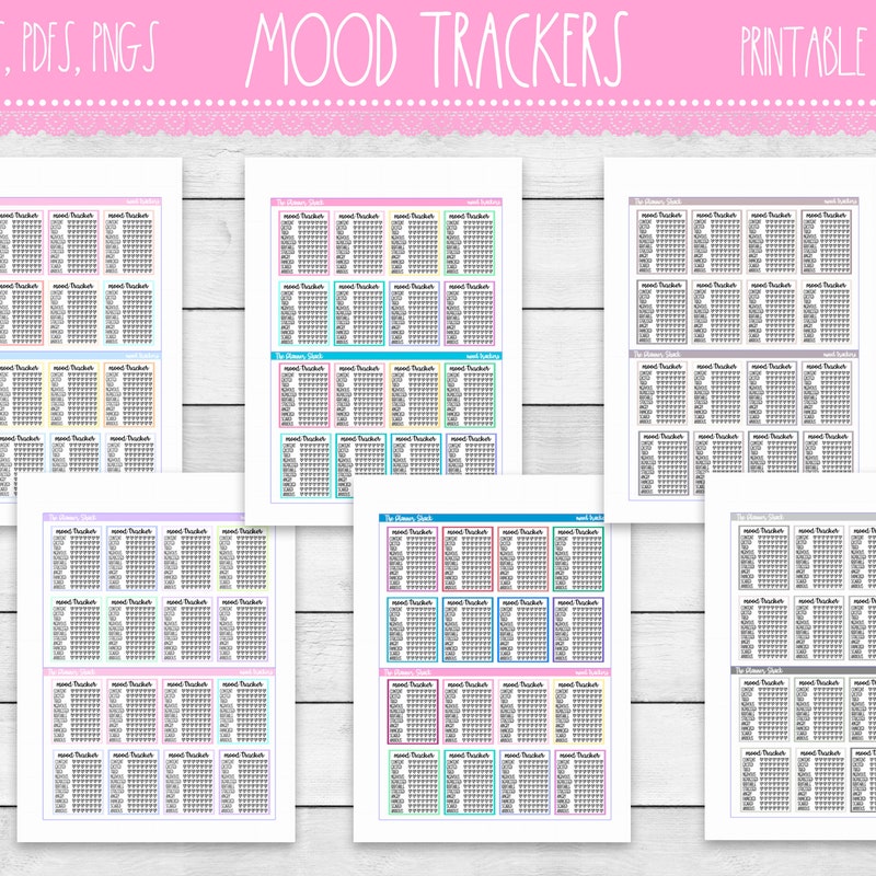 Weekly Mood Tracker - Etsy