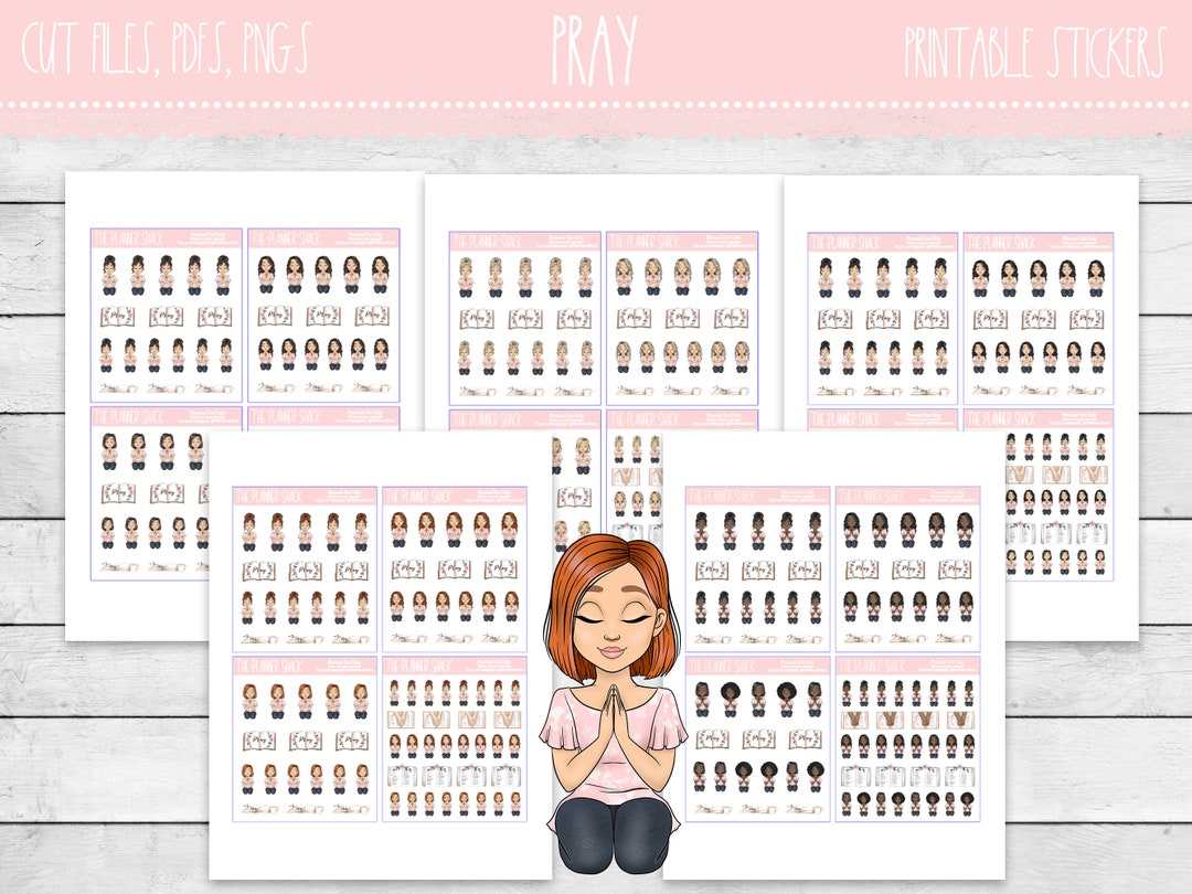 Printable Pray Planner Stickers | Faith | Pray | Prayer Reminders ...