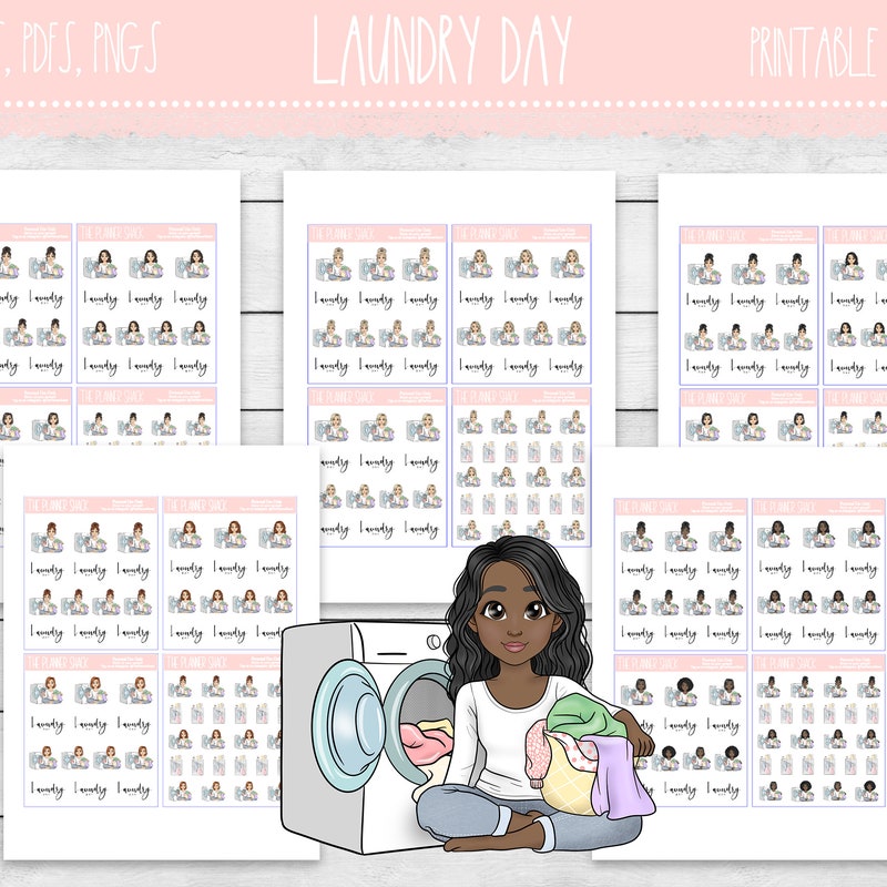 Laundry Sticker - Etsy