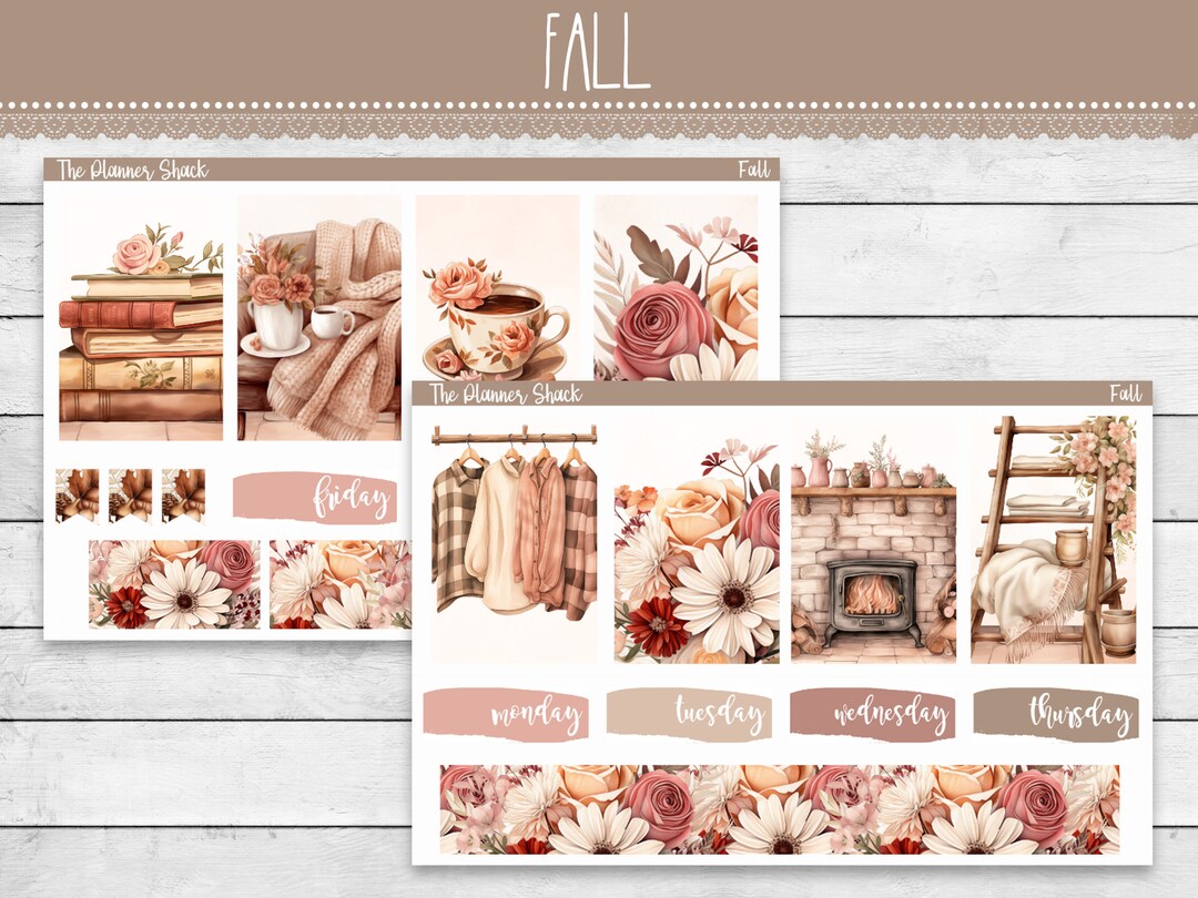 Printable Fall Weekly | Happy Planner | Fall Weekly | Autumn | Cozy ...