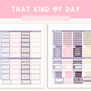 Printable That Kind of Day Weekly | Happy Planner | Tired | Rough Week ...