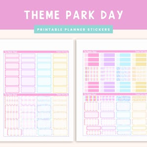 Printable Theme Park Day Weekly | Erin Condren | Vertical Weekly ...