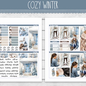 Printable Cozy Winter Weekly Happy Planner Winter Weekly Weekly ...