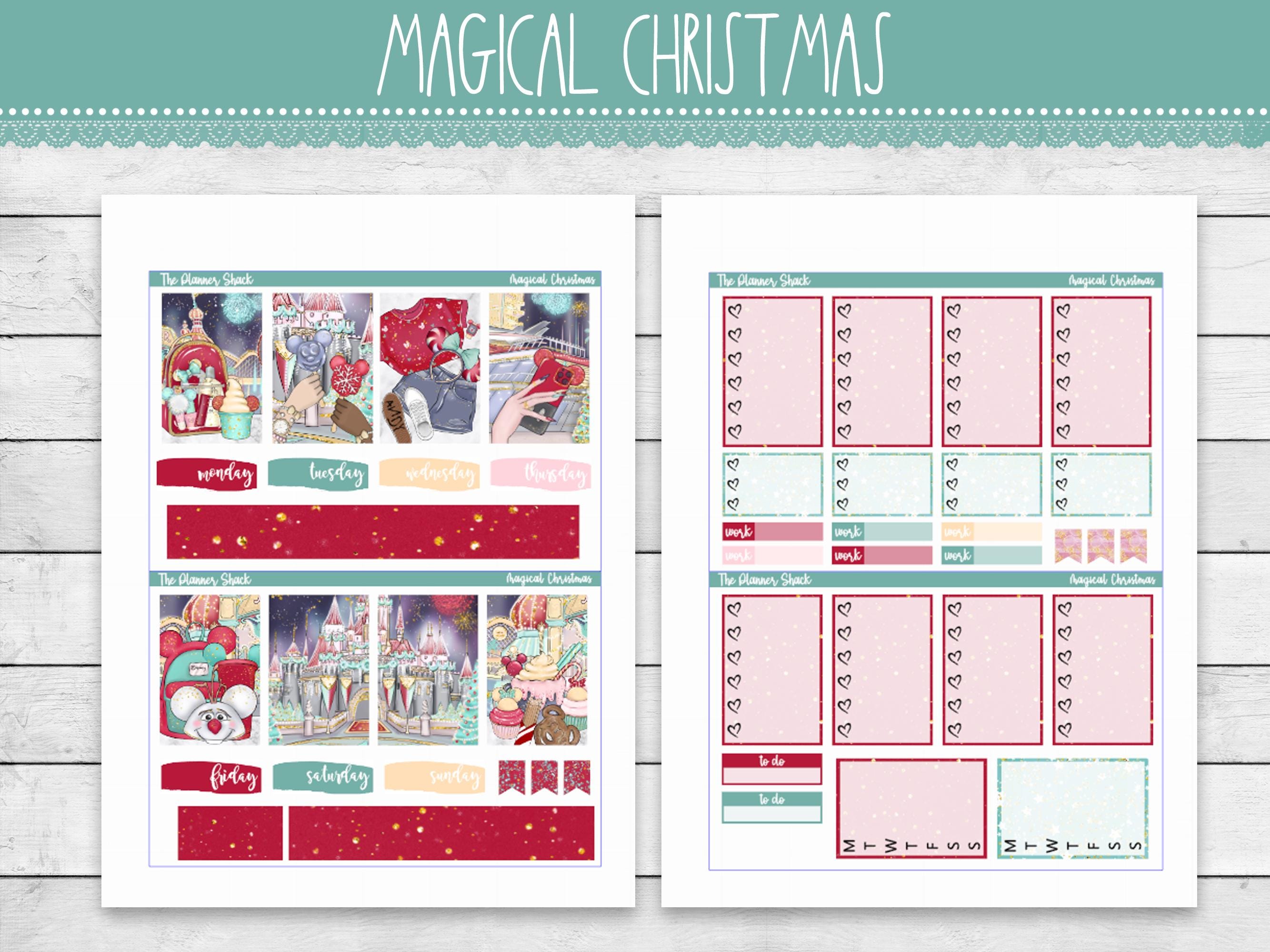 Printable Magical Christmas Weekly | Happy Planner | Christmas ...