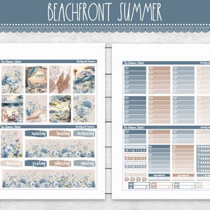 Printable Beachfront Summer Weekly | Erin Condren | Vertical Weekly ...