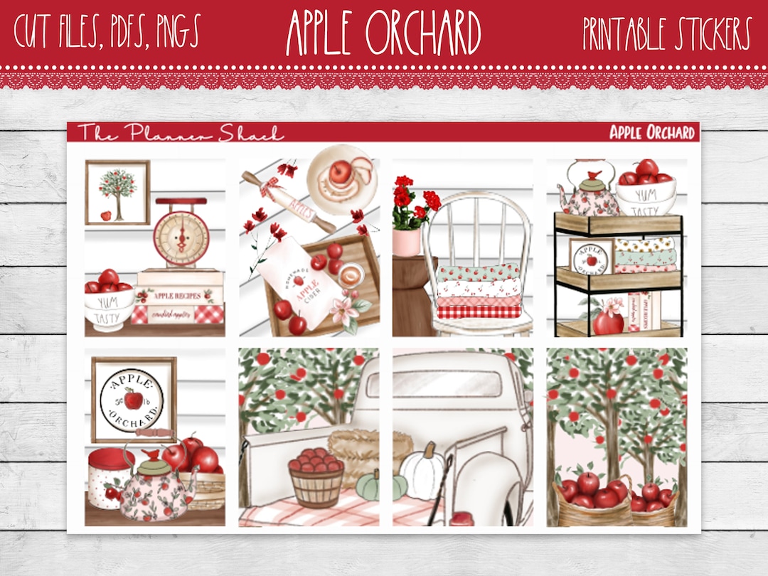Printable Apple Orchard Weekly | Erin Condren | Fall | Fall Weekly ...