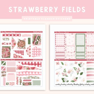 Printable Strawberry Fields Journaling Weekly | Jouraling Printables ...