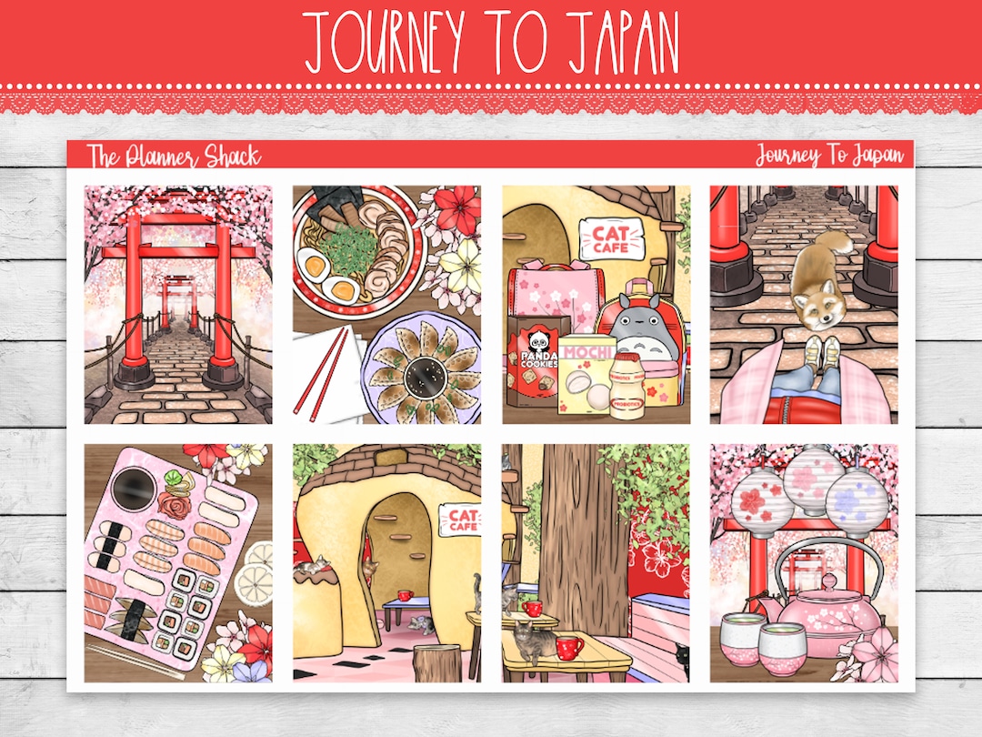 Printable Journey to Japan Weekly | Erin Condren | Vertical Weekly ...
