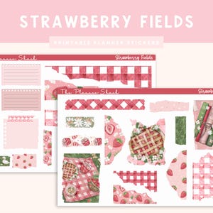 Printable Strawberry Fields Journaling Weekly | Jouraling Printables ...