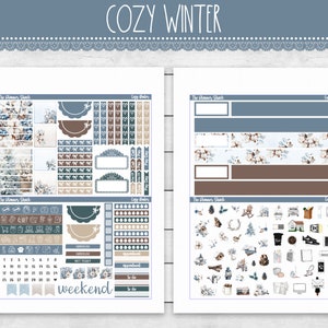 Printable Cozy Winter Weekly Happy Planner Winter Weekly Weekly ...