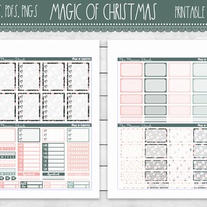 Printable Magic of Christmas Erin Condren Christmas Weekly Printable ...