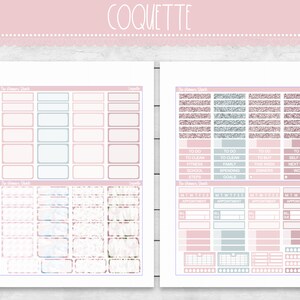 Printable Coquette Weekly | Erin Condren | Vertical Weekly | Coquette ...