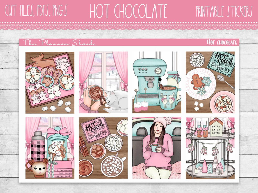 Printable Hot Chocolate | Erin Condren | Winter Weekly | Printable ...