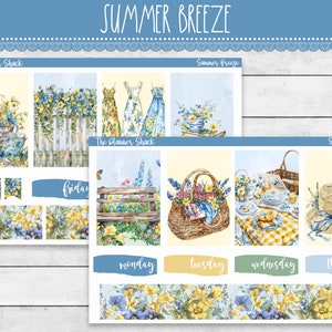 Printable Summer Breeze Weekly | Happy Planner | Summer Weekly | Floral ...
