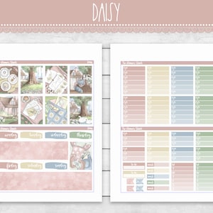 Printable Daisy Weekly | Erin Condren | Vertical Weekly | Daisies ...