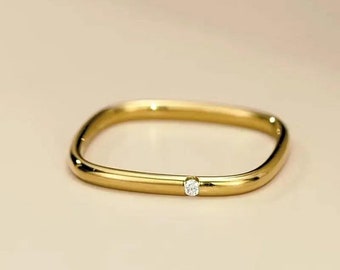 Square Wire Ring | Etsy