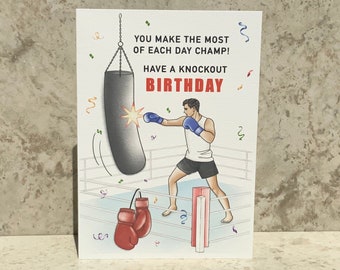 Birthday Card Mma - Etsy
