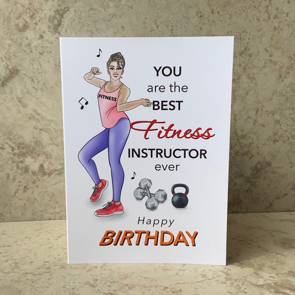 Fitness Card - Etsy