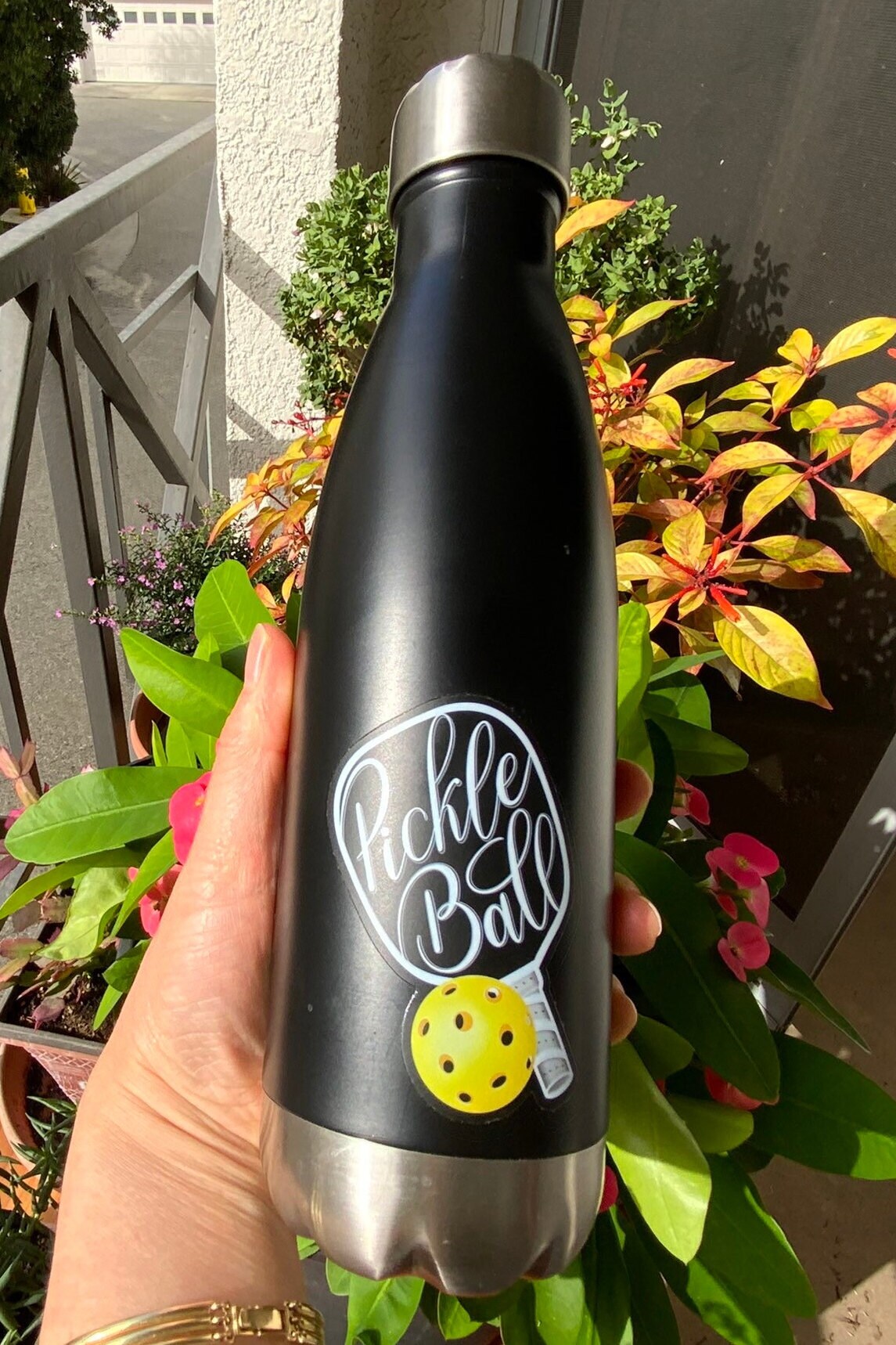 Clear Pickleball Sticker, Water Bottle Sticker, Pickleball Paddle ...