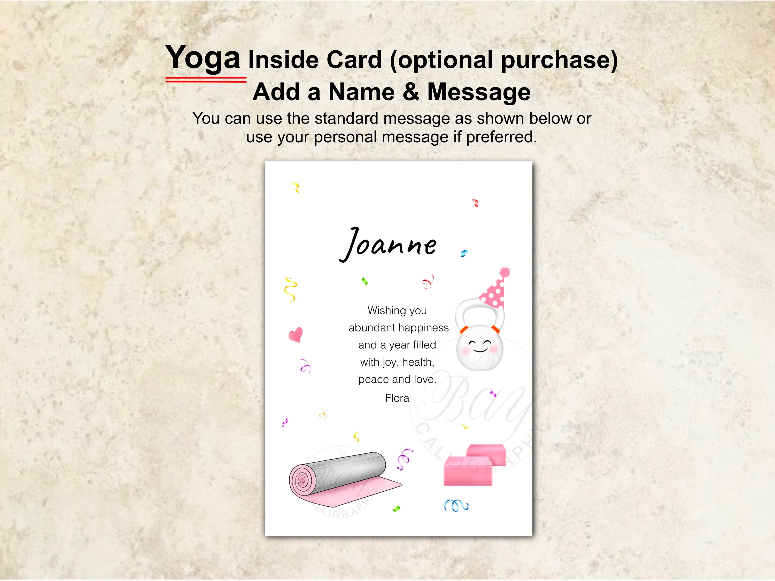 Fitness Instructor Birthday Card, Yoga Instructor Card, Dance ...