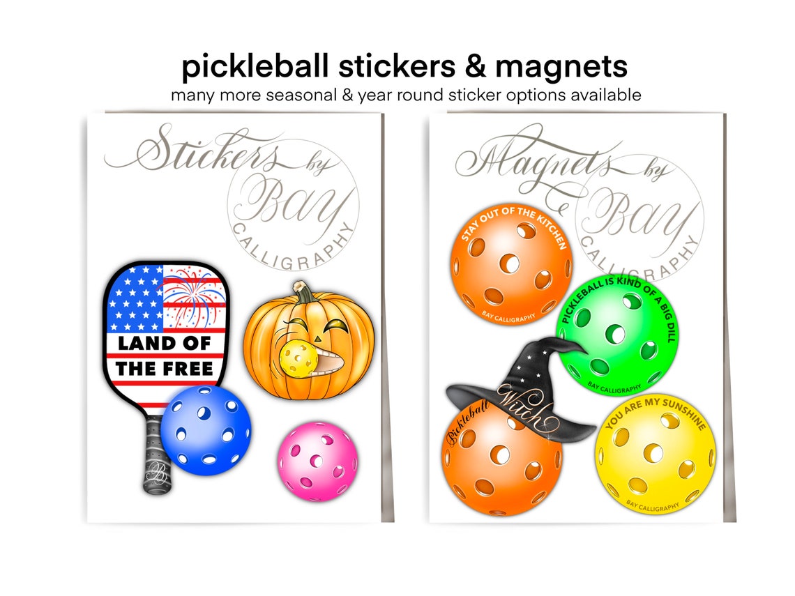 Pickleball MAGNET Pickleball Refrigerator Magnet Stay Out of - Etsy