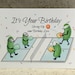 Pickleball Card, Pickleball Birthday Card, Whimsical Pickles, Doubles ...