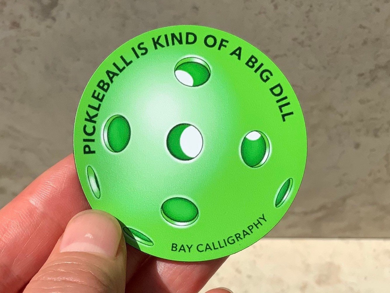 Pickleball MAGNET, Pickleball Refrigerator Magnet, Stay Out of the ...