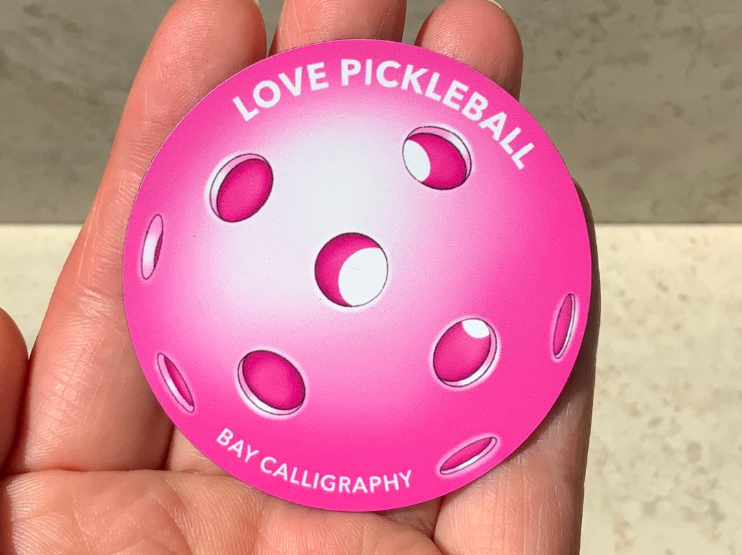Pickleball Magnet, Pickleball Refrigerator Magnet, Love Pickleball ...