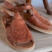 Handmade Leather Huarache Sandals Women | Mexican Artisan Summer Shoes ...