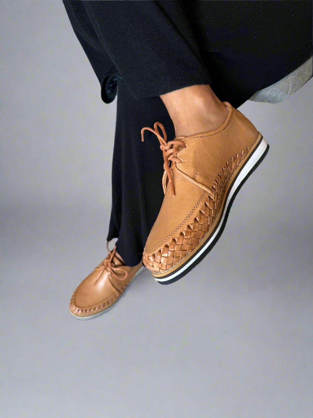 Handmade Leather Derby Shoes | WALNUSS Women's Sneakers - WALNUSS - Etsy