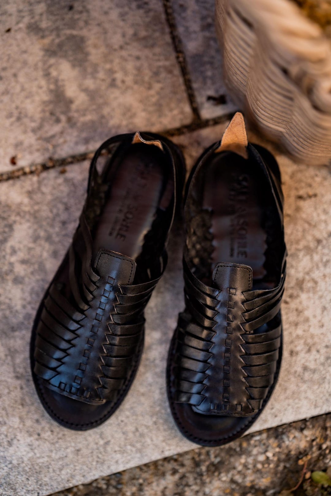Handmade Leather Huarache Sandals Men | Mexican Summer Shoes - COPOAZU ...