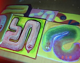 Multimedia painting | Etsy