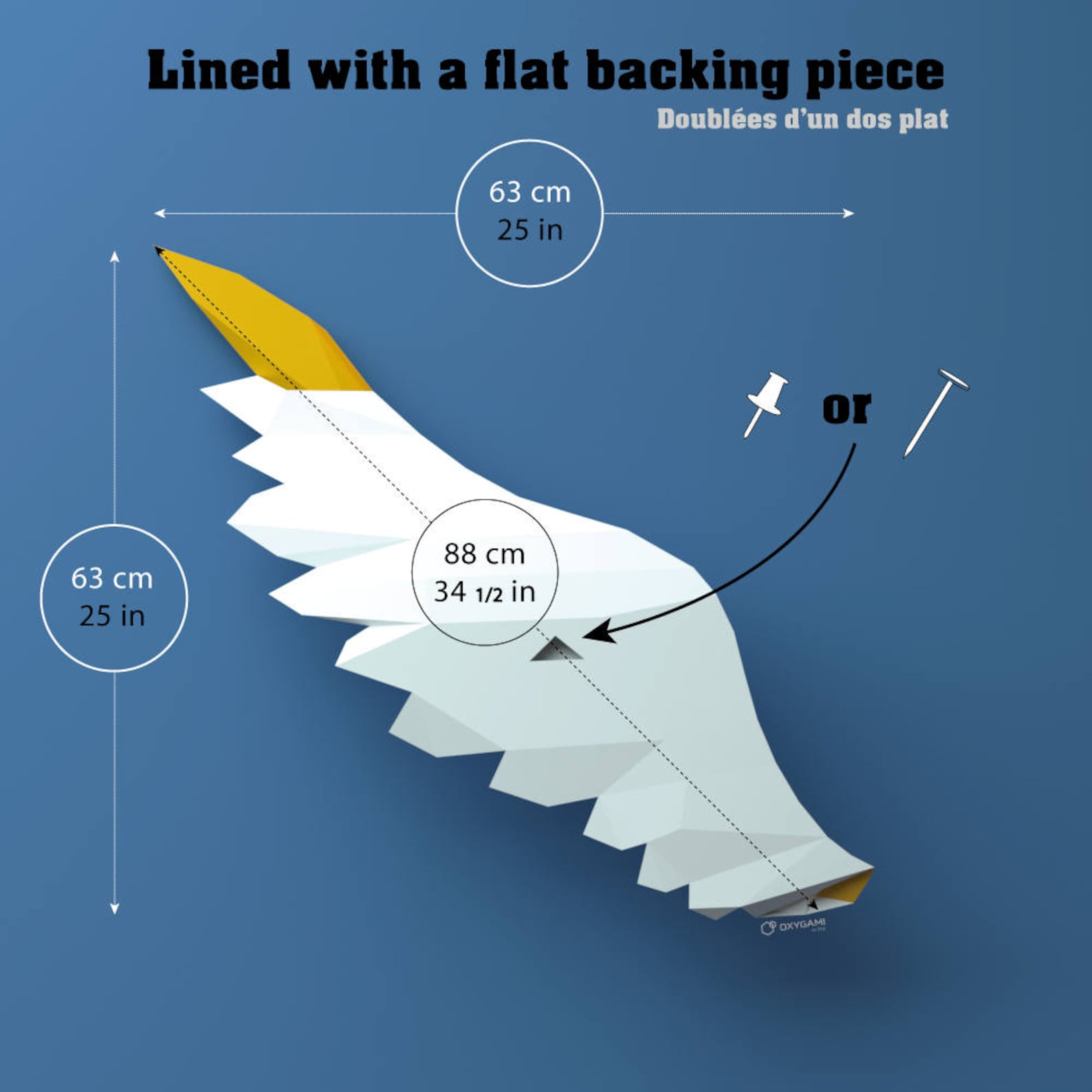Wings Papercraft Paper angel wings Pegasus wings Do it | Etsy
