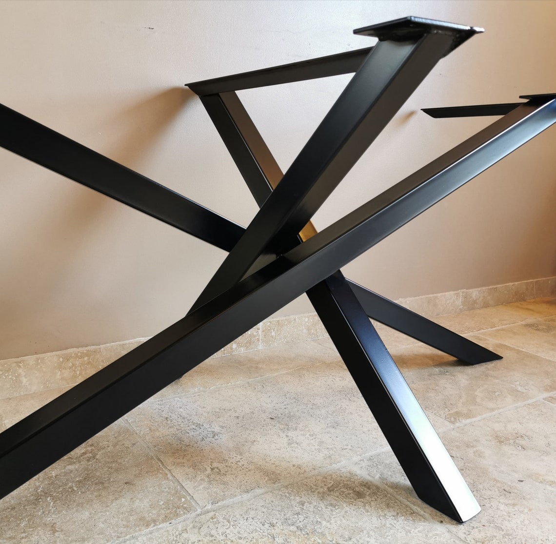 Pied de table centrale Mikado pour table rectangulaire moderne | Etsy