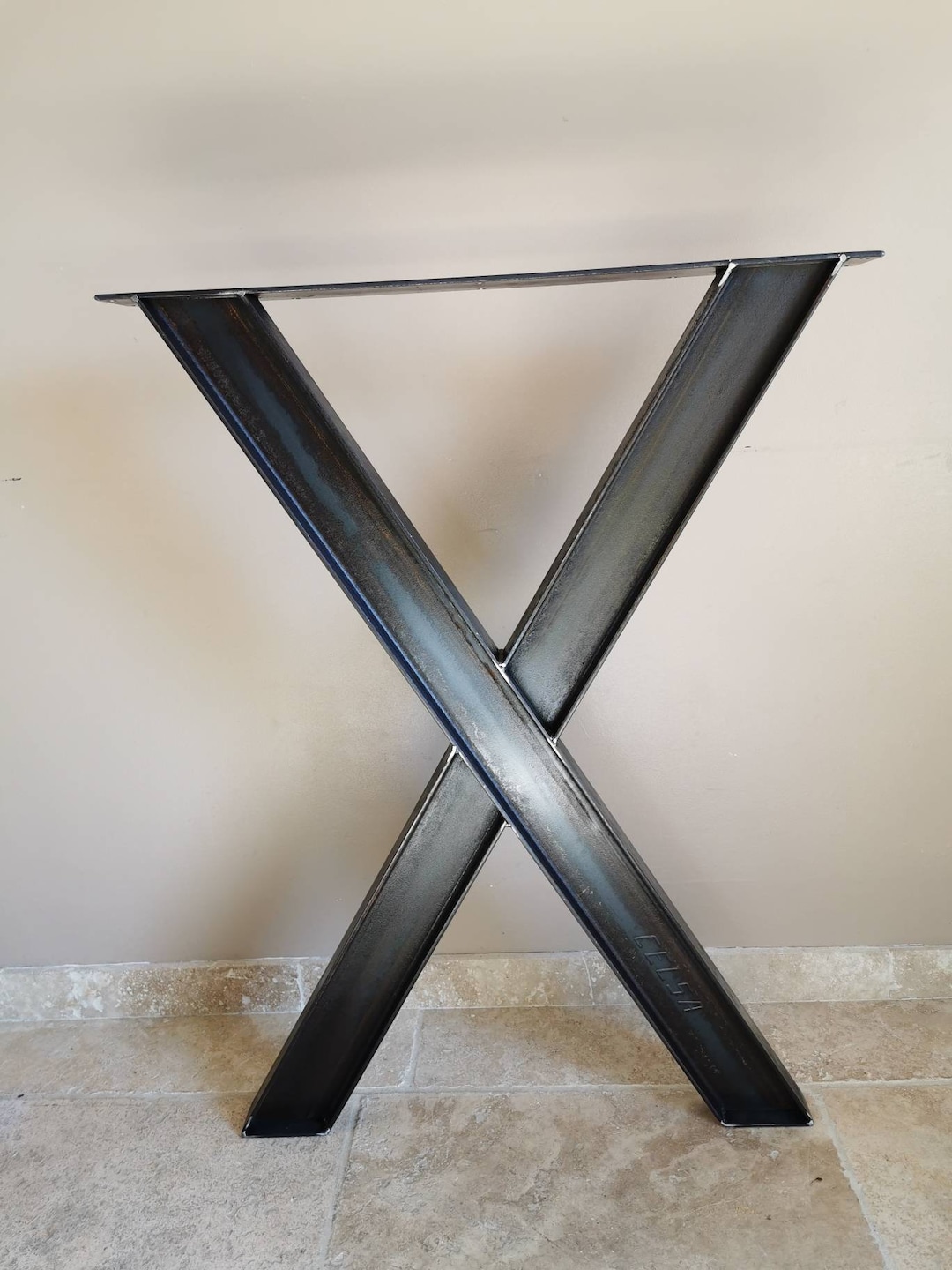 High Table Leg in IPN Industrial Style for Bar or Worktop and - Etsy