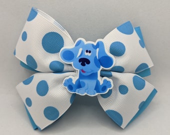 Blues Clues Hair Bow | Etsy