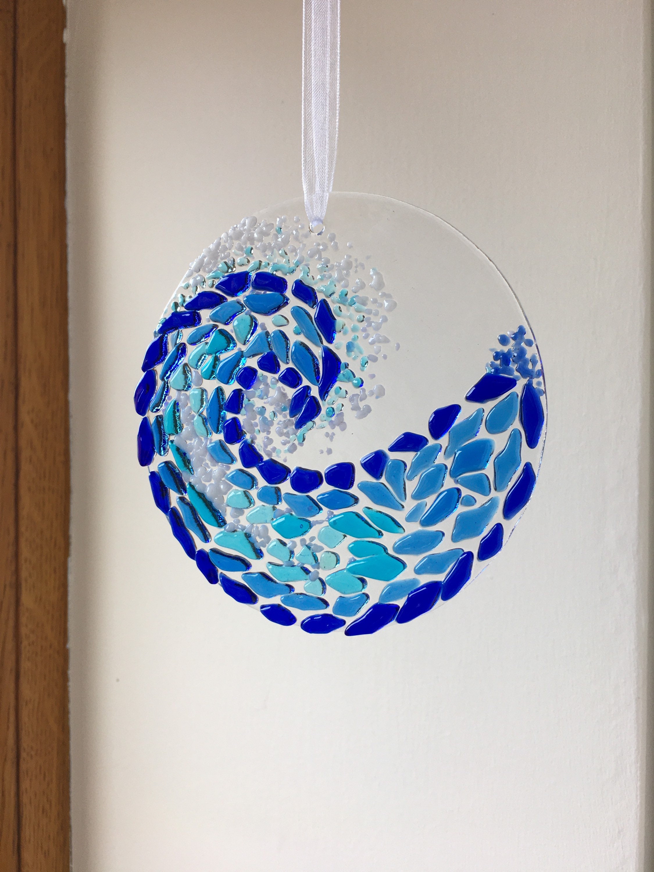 Fused Glass Craft Kit To Make At Home Wave by North Norfolk | Etsy