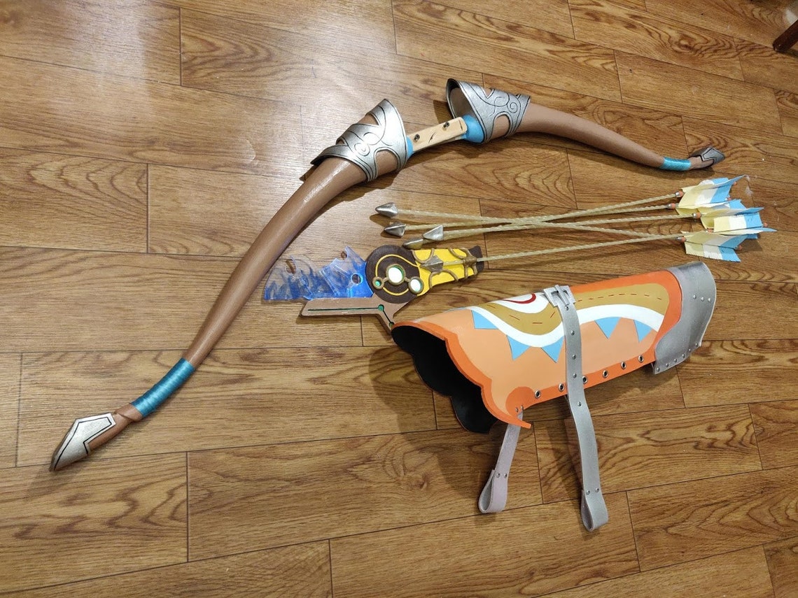 The Legend of Zelda Breath of the wild Link Bow and quiver | Etsy