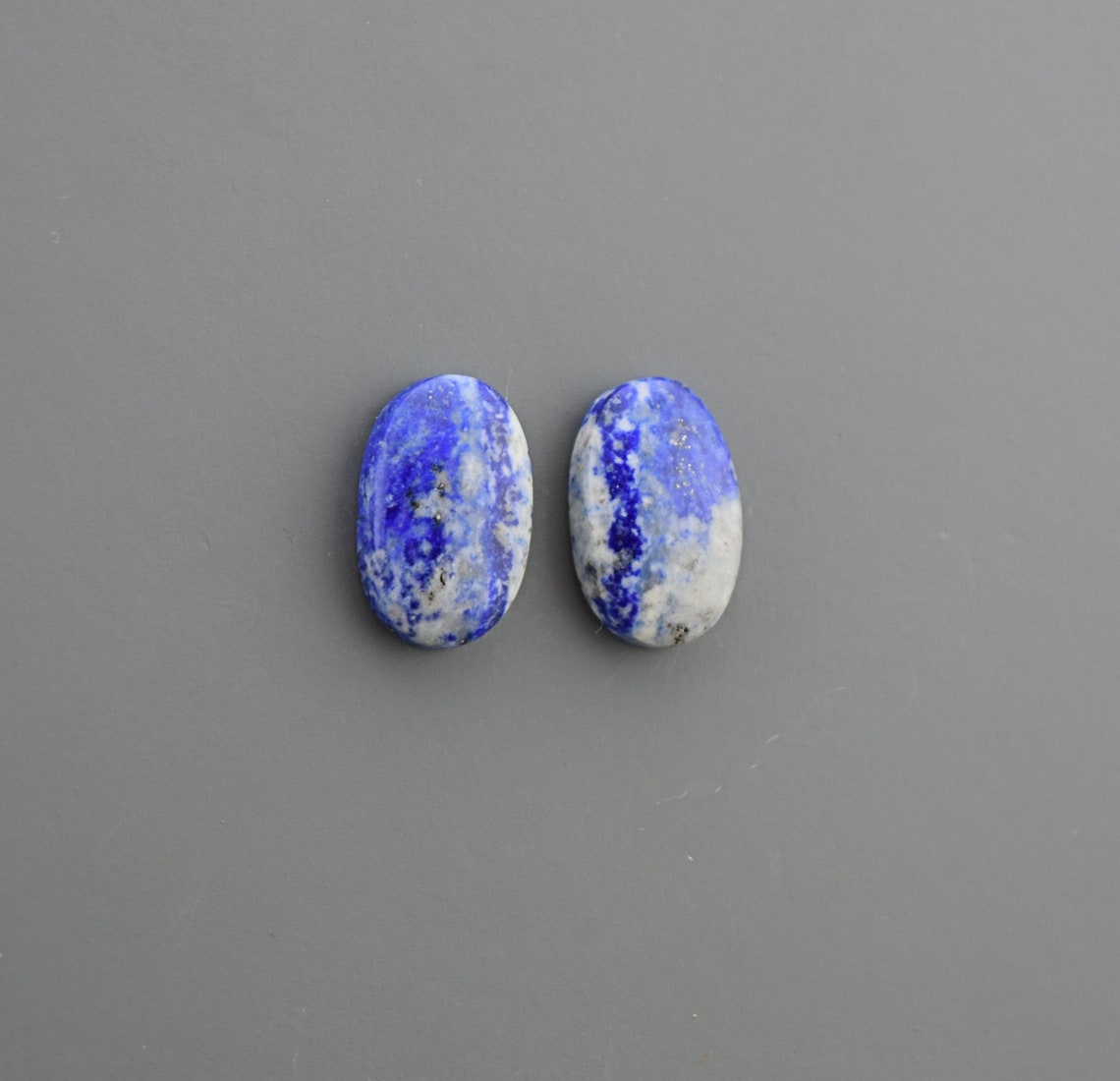 Chilean Lapis Lazuli Cabochon Pair | Etsy