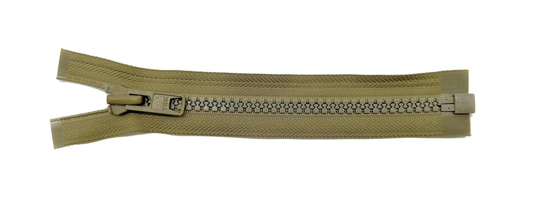 YKK Vislon No.10 Tan Open Ended 21cm Zipper VFOL - Etsy UK