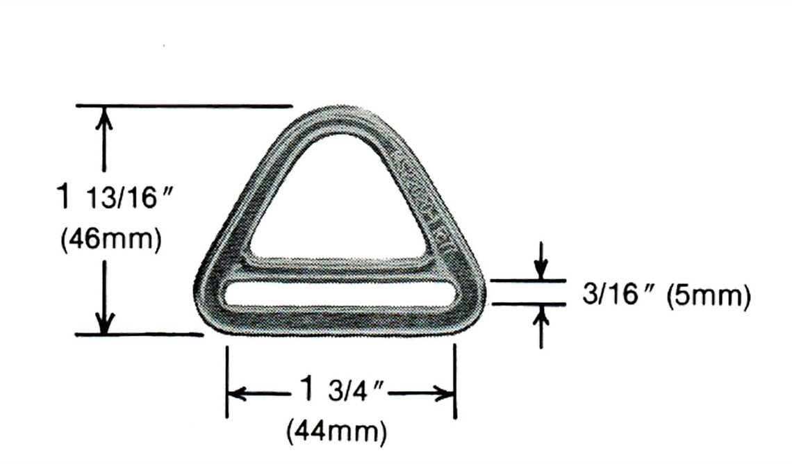 Parachute 45mm V Ring Harness Triangle - Etsy