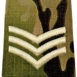 All Ranks Ivory on Multicam / MTP CCF Rank Slide Combined Cadet Force ...
