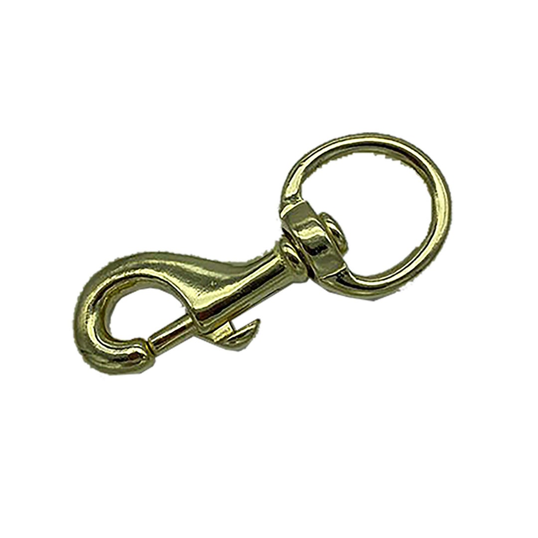 CL Solid Brass Swivel Trigger Hook 25mm Round Eye Leads/pet/fashion - Etsy