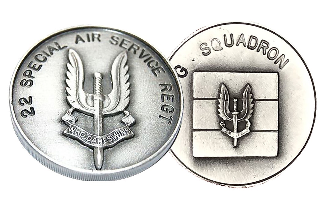 G Sqn SAS 22 Special Air Service Regiment Coin Hand Made Original G ...