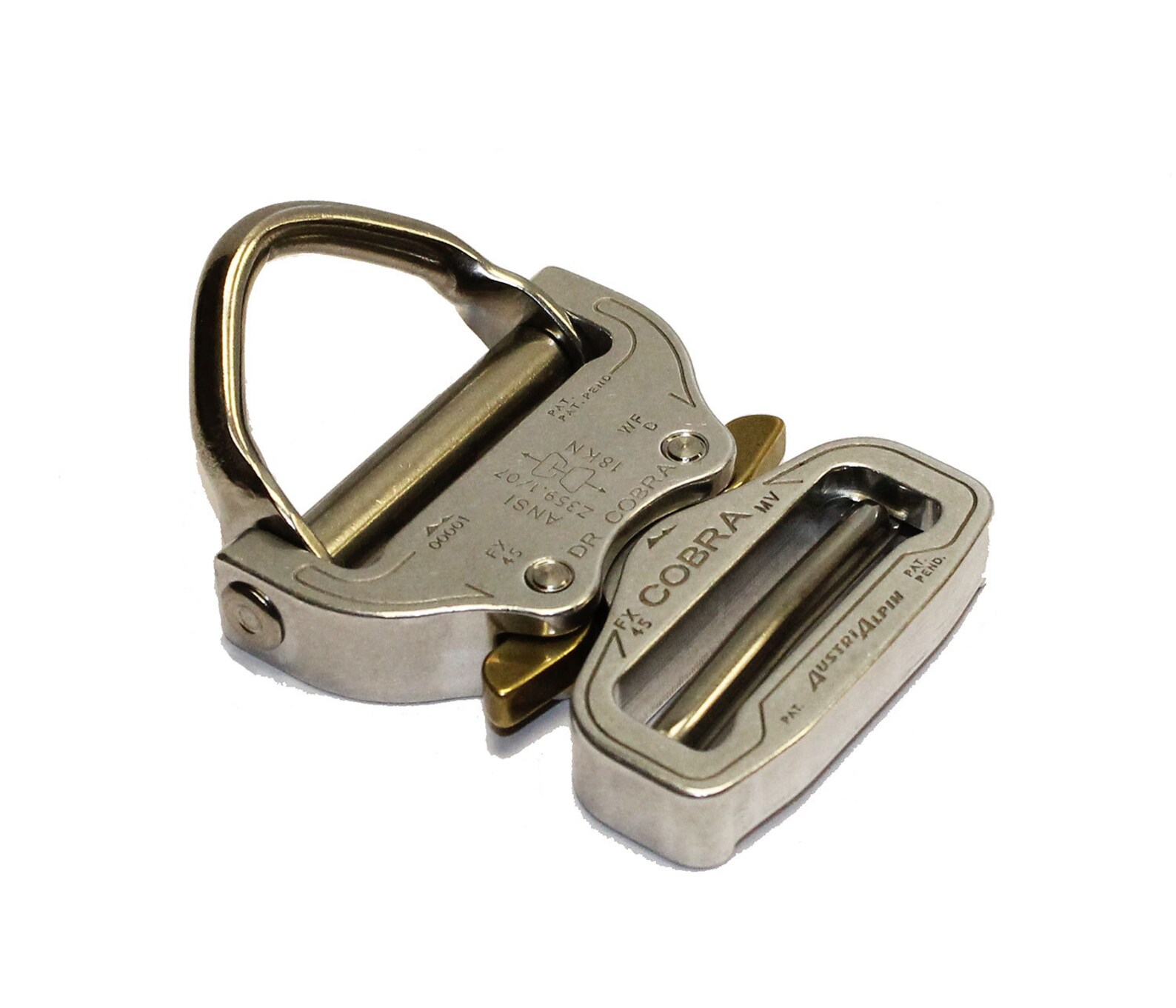 Austrialpin 45mm / 1.75 Chrome Ansi Cobra Buckle and D - Etsy