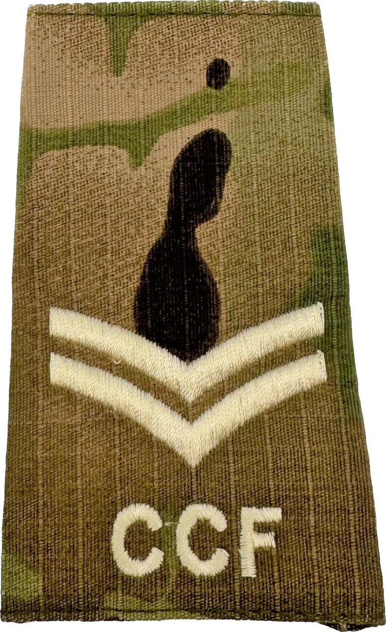 All Ranks Ivory on Multicam / MTP CCF Rank Slide Combined - Etsy