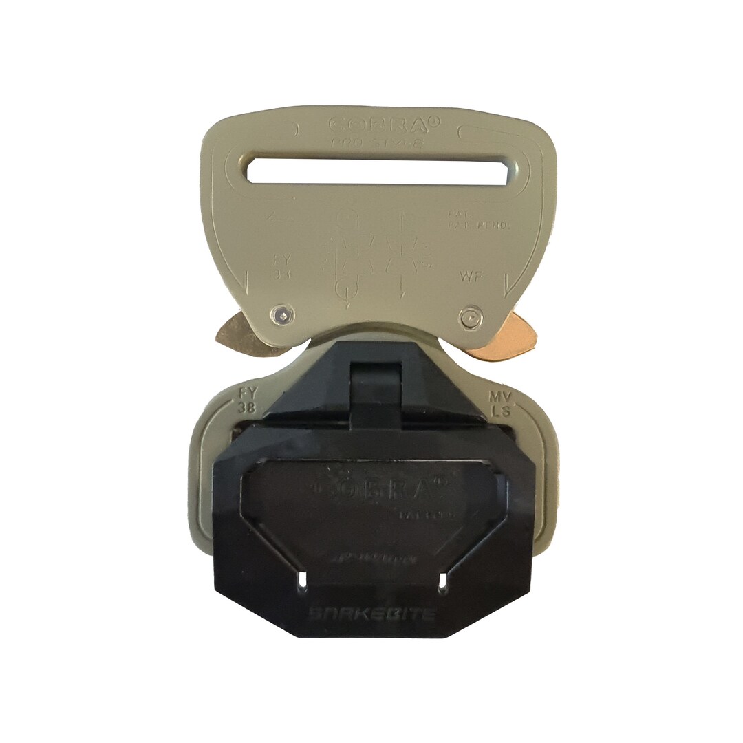 Austrialpin 38mm / 1.5 Tan Cobra Pro Style Buckle With Snakebite Male ...