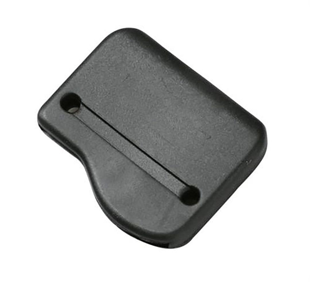 Pack of 4 Duraflex Black 25mm / 1 Elastomer Tip End Sew in Webbing Ends ...