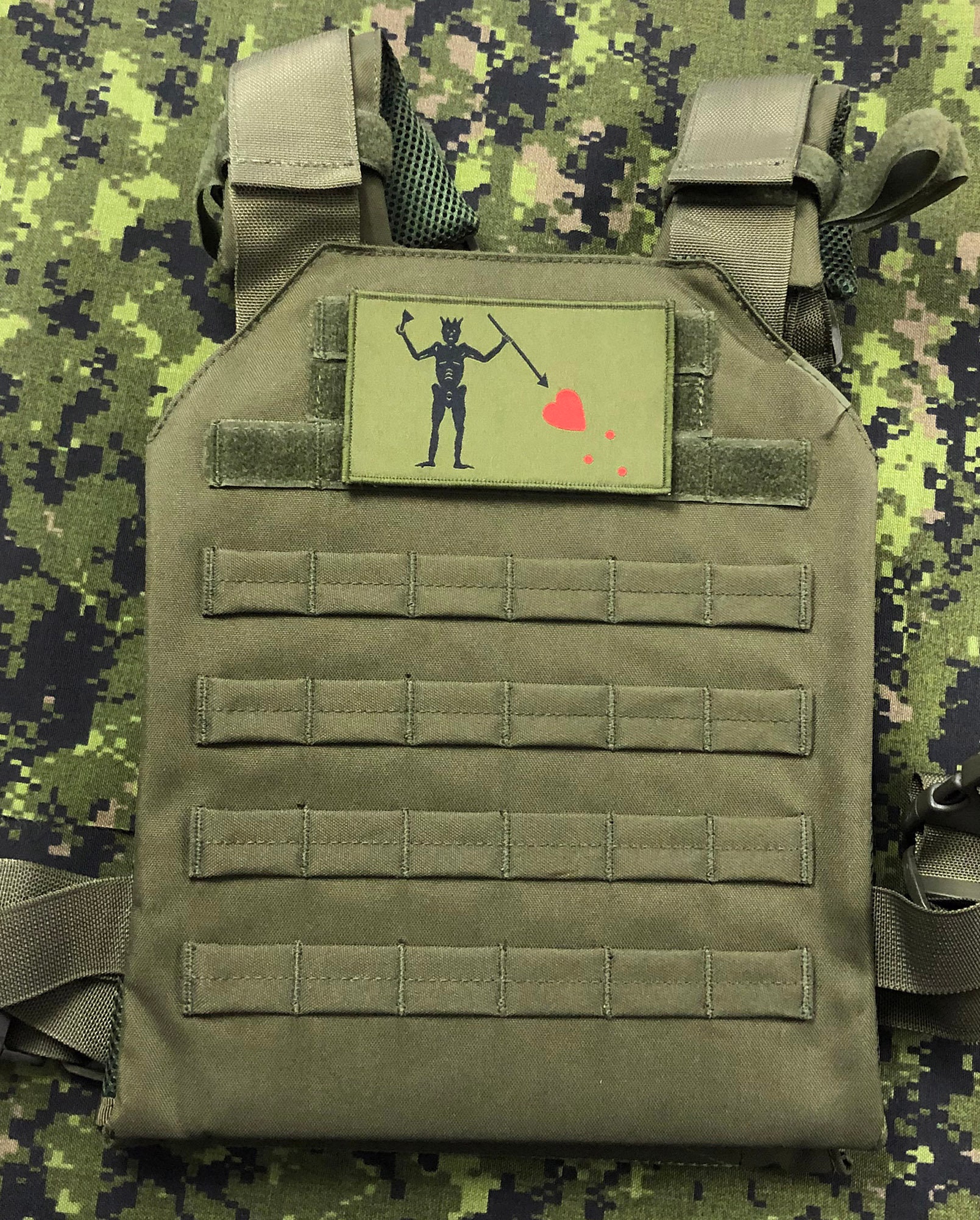 Large 5 X 3 Blackbeard Pirate Flag Patch GREEN - Etsy UK